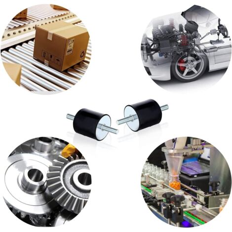 M8 - M8 Rubber Mounts, Anti-Vibration Isolators, for Air Compressors ...