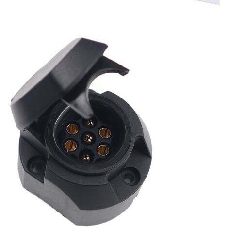 7-pin adapter for connecting trailers and caravans, = screw connector ...