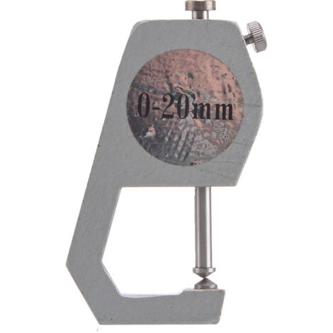 Mechanical micrometer for measuring paper/leather thickness 0 – 20 mm