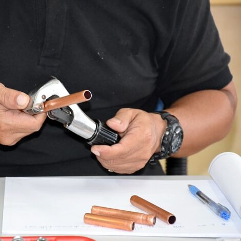 Copper Tube, 8pcs Pure Copper Round Tube Hollow Copper Tube, Copper ...