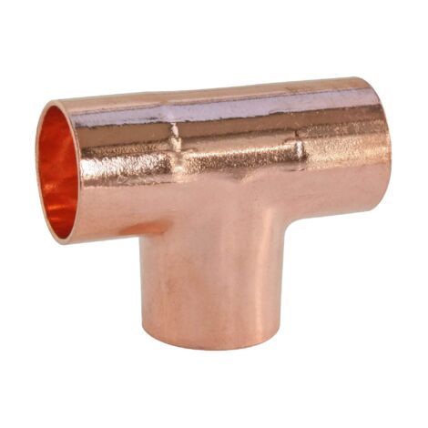 Copper soldering fitting - Equal tee Ø14mm (10PCS)