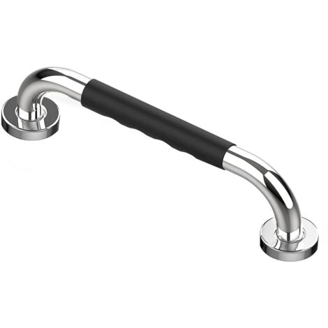 Toilet Grab Bar 30cm Chrome Stainless Steel Bathroom Grab Bar Shower ...