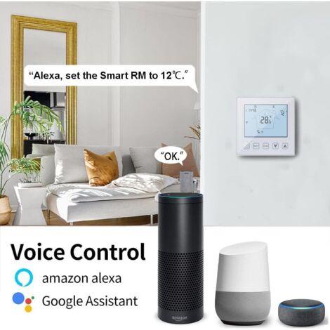 WiFi Thermostat for Water Underfloor Heating 3A Alexa Google Assistant ...