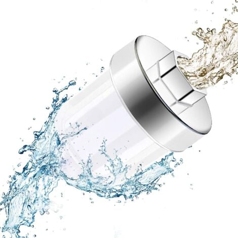 Shower Filter Water Softener, Shower Water Filter with 2 Replacement ...