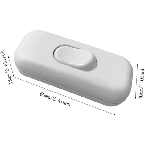 2 Pcs Double Pole Rocker Switch 6A 250V Toggle Switch Dimmer/Light ...