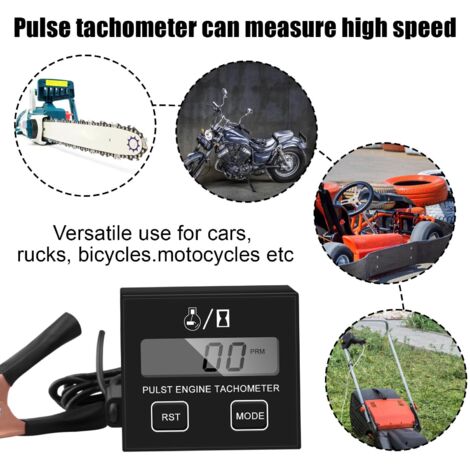 Digital Tachometer for Chainsaw, Small Inductive Tachometer, Waterproof ...