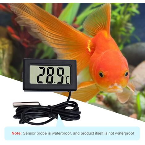 Mini Thermometer Digital LCD Thermometer Temperature Monitor with ...