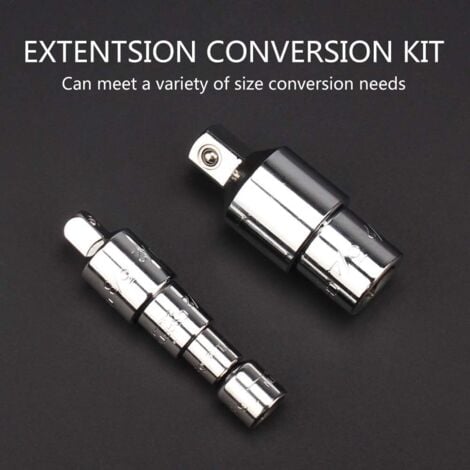 Impact Socket Adapter Set - 6 Reducer Adapters for 1/4", 3/8", 1/2", 3/ ...