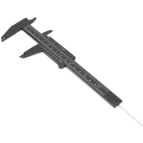 Double Ruler Scale, 150mm High Precision Plastic Vernier Caliper ...