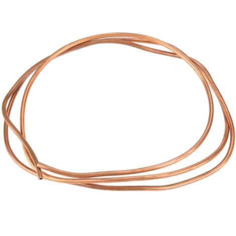 Soft Copper Tube -2m T2 Soft Copper Coil Tubing Pipe ID 4mm OD 5mm Thickness 0.5mm for Refrigeration