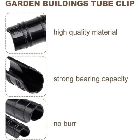 Pack of 20 25mm greenhouse clamp clips