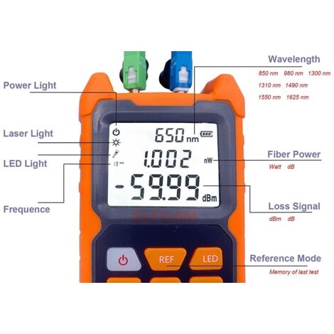E-200 Portable Optical Multimeter Photometer with VFL, Test Range: -70 ...