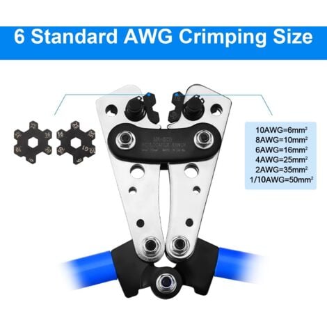 Crimping pliers kit with clamp cable and cable ties