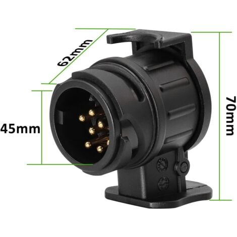 13 Pin to 7 Pin Trailer Adapter 13 Pin Socket for Car Trailer-Tractor ...