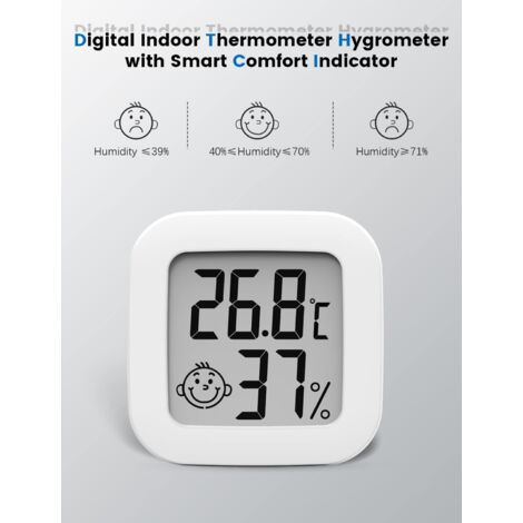 Mini High Precision Digital Indoor Thermometer Hygrometer - Thermo ...
