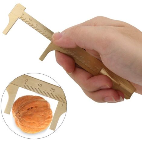 Brass Caliper Stainless Steel Caliper Sliding Caliper Vernier Pocket ...
