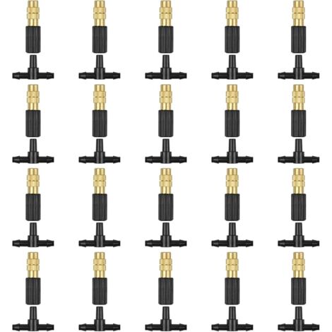 IRRIGATION NOZZLE Adjustable Copper Atomizing Nozzle Connect 47 Hose ...