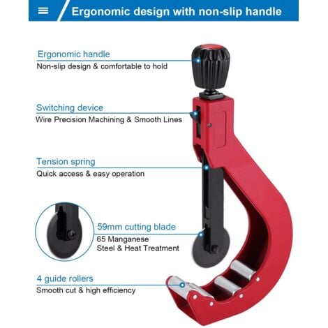 Plastic Pipe Cutter，PVC PE PPR Pipe Cutter Tube Cutting Tools Plastic ...