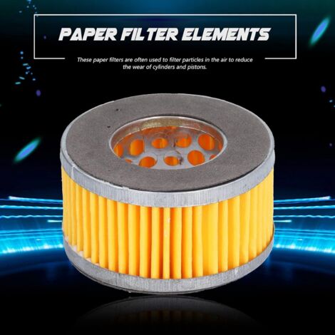 Engine Air Filter, 5Pcs Paper Filter Elements Air Compressor Vacuum Pump Filter Accessories ...