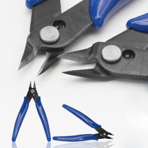 2pcs Precision Wire Cutter Electrical Cable Copper Plastic Side ...