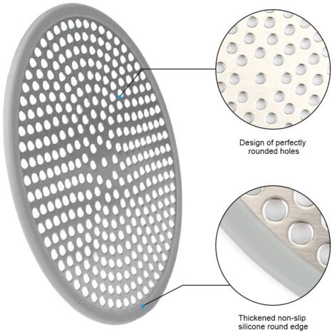 Pieces Shower Hair Catcher, Shower Bathtub Hair Filter 118 mm/ 4.65 ...