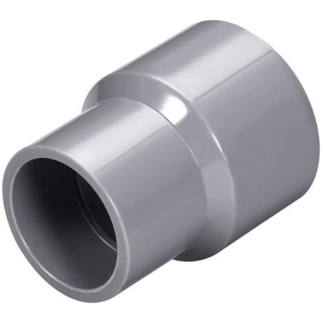 32mm X 20mm PVC Pipe Reducer Fitting Coupling Hub DWV Gray 2Pcs
