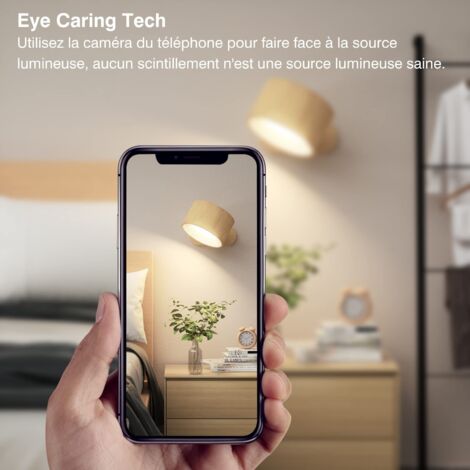 Indoor Wall Light, Touch LED Wall Lamp with USB Charging Port Touch ...