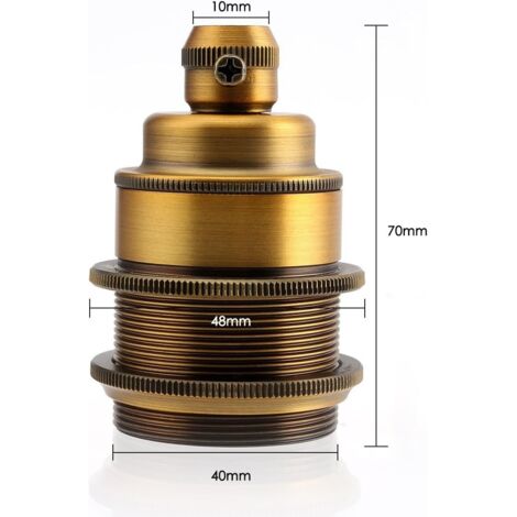 Piece Edison Socket E27 Lamp Adapter Chandelier Retro Vintage Antique ...