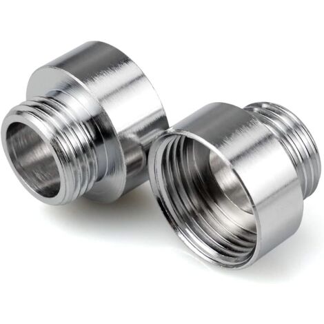Chrome Faucet Adapters 3/4" x 1/2", Reducing Nipple Fittings for Faucet ...