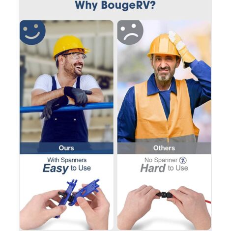 10 Pairs Solar Photovoltaic Connector, Male/Female PV Connector, Double ...