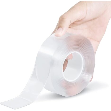 Double Sided Extra Strong (3m), Heavy Duty Double Sided Tape, Traceless, Removable, Reusable ...