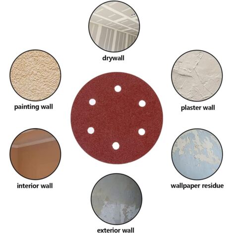 30pcs 225mm Sanding Disc 180 Grit Sanding Disc for Long Neck Sanders ...