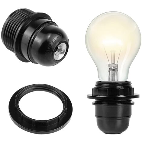 Pieces E27 Socket Adapter, E27 Socket, E27 Socket Black Screw Lamp ...