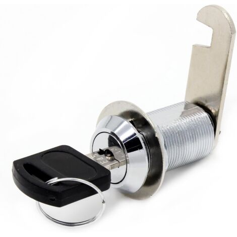 Stainless Steel Mailbox Security Lock with Matching Keys, 30mm Drawer Lock