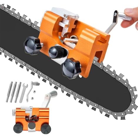 Chainsaw Sharpener, Chainsaw Sharpener with 3 Sharpening Heads ...