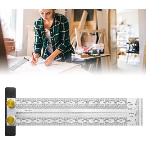 RulerMarking T-Rule High Precision Woodworking Scale Scribing Line ...