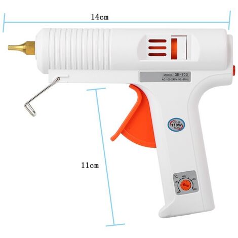 Hot Glue Gun, Adjustable Temperature Melting Gun Trigger Gun, Flexible ...