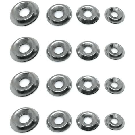 Metal Washers 200 Piece Countersunk Head Washers Stainless Steel Washer ...