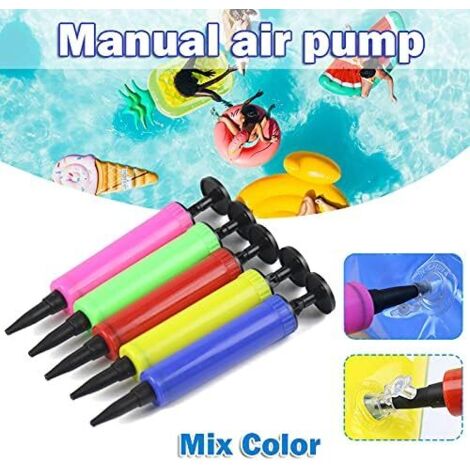 6PCS Hand Air Pump, Mini Hand Inflator for Inflatable Bed, Boat ...