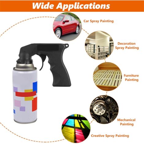 Universal Aerosol Paint Spray Gun Handle with Collar Car Maintenance ...