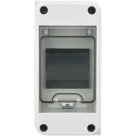 IP65 Waterproof Outdoor Electrical Box, 3 Modules, ABS Plastic Surface ...