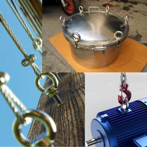 M10 304 Stainless Steel Ring Eye Nut Lifting Lifting Nut for Nuts ...