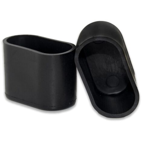 Pack of 8 Soft PVC Oval End Caps for Chair, Table, Furniture Legs 15 x ...