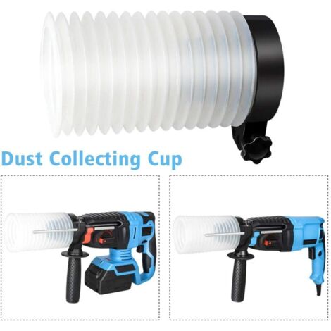 Rubber Electric Drill Dust Collector Cover, Adjustable Hammer ...