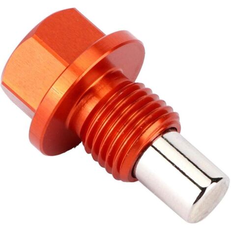 Oil Pan Screw,Universal Metal Anodized Magnetic Engine Oil Pan Nut Anti ...