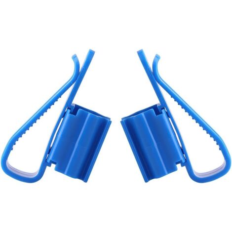 2Pcs Hose Clips Adjustable Plastic Water Pipe Clamps Aquarium Fish Tank ...