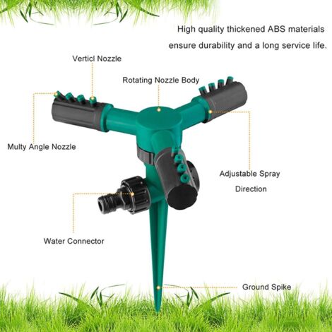 Green Circular Sprinkler Lawn Sprinkler, Garden Sprayer Uniform ...