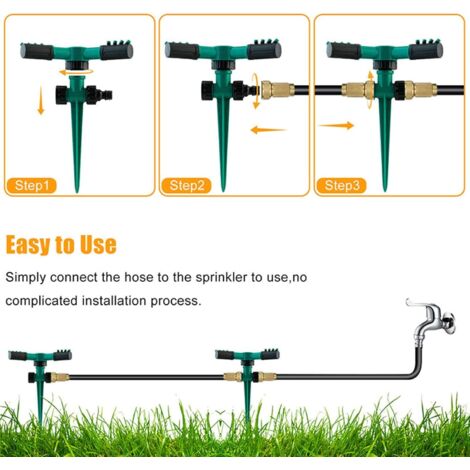 Green Circular Sprinkler Lawn Sprinkler, Garden Sprayer Uniform ...