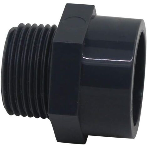 25mm male PVC threaded end cap, swimming pool screw-in end, PVC mixed ...