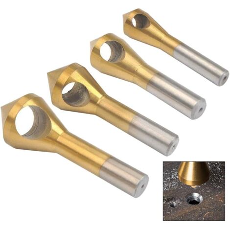 4 Pieces Deburring Chamfering Cutter for Cutting Metal Wood and Plastic